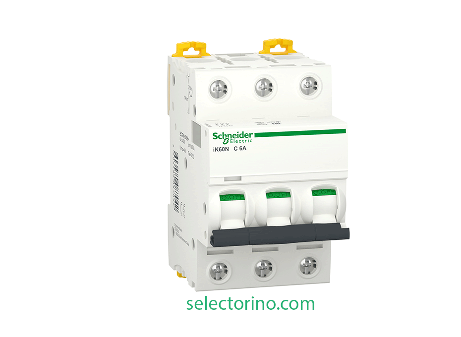 خرید مینیاتوری سه پل 6 آمپر مینیاتوری 3P-6 مدل A9K24306 اشنایدر Schneider Electric - سایت ...