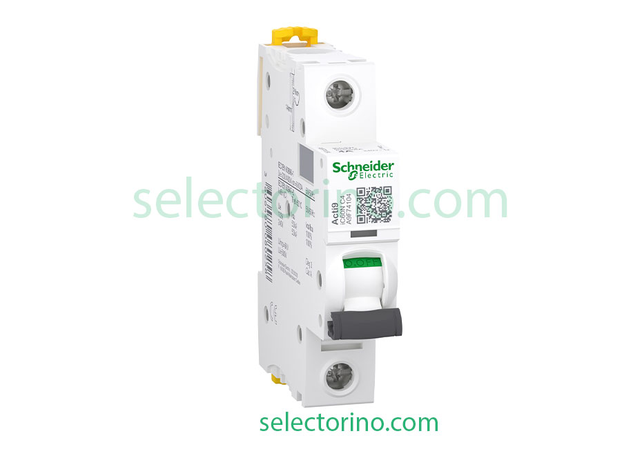 مینیاتوری تک فاز با جریان نامی 4 آمپر 1P-4مدل A9F74104 برند Schneider Electric - سایت فروشگاه ...